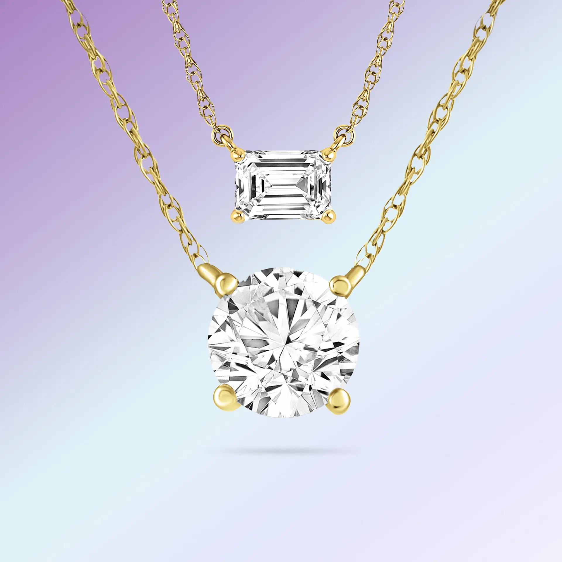 Lab Grown Diamond Solitaire Necklaces | Best Price Guarantee