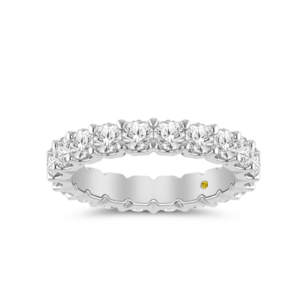 Lab Grown Eternity Diamond Ring (1 ct.tw.) - 10K White Gold | Fable ...